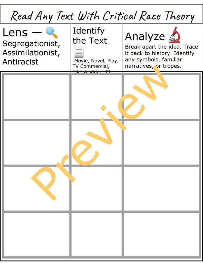 Reading Protocol Based on Stamped (Antiracism) | Made By Teachers