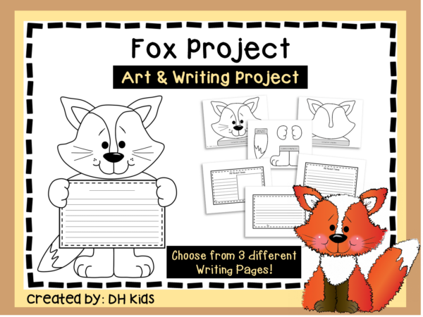 Fox Art and Writing Project - Forest Report - Made By Teachers