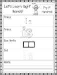Let's Learn Fry 1st Hundred Sight Word Worksheets | Made By Teachers