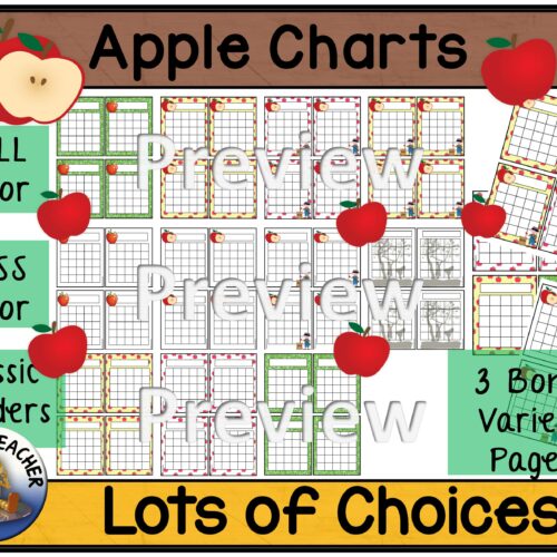 Apple Incentive Reward Chart | Made By Teachers