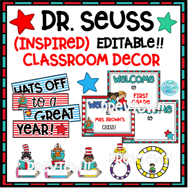 Dr. Seuss Inspired Classroom Decor | Made By Teachers