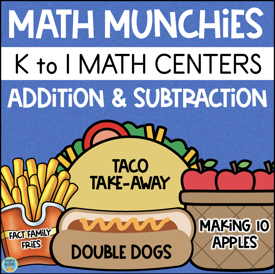 Addition Subtraction Centers Kindergarten 1st Made By Teachers