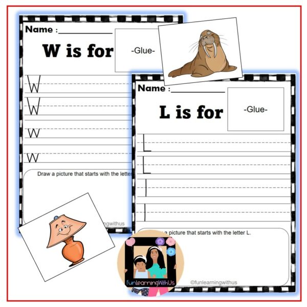 Read Write & Draw Alphabet Practice Book (NO PREP) - Made By Teachers