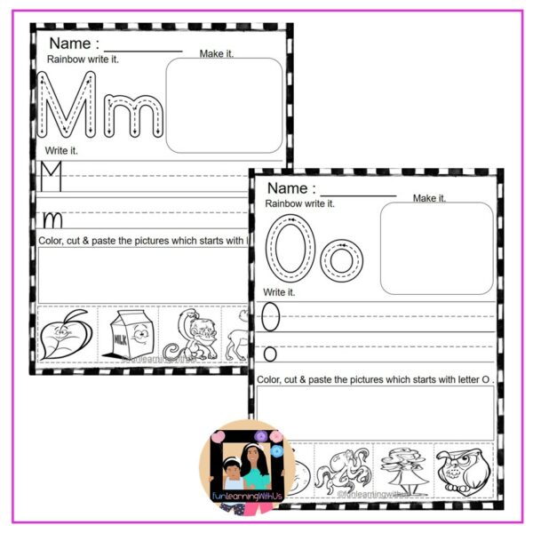 Alphabet Writing Practice Book (NO PREP)| - Made By Teachers
