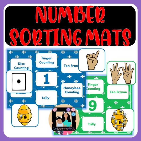 Number Sorting Mats for Math Centers - Made By Teachers