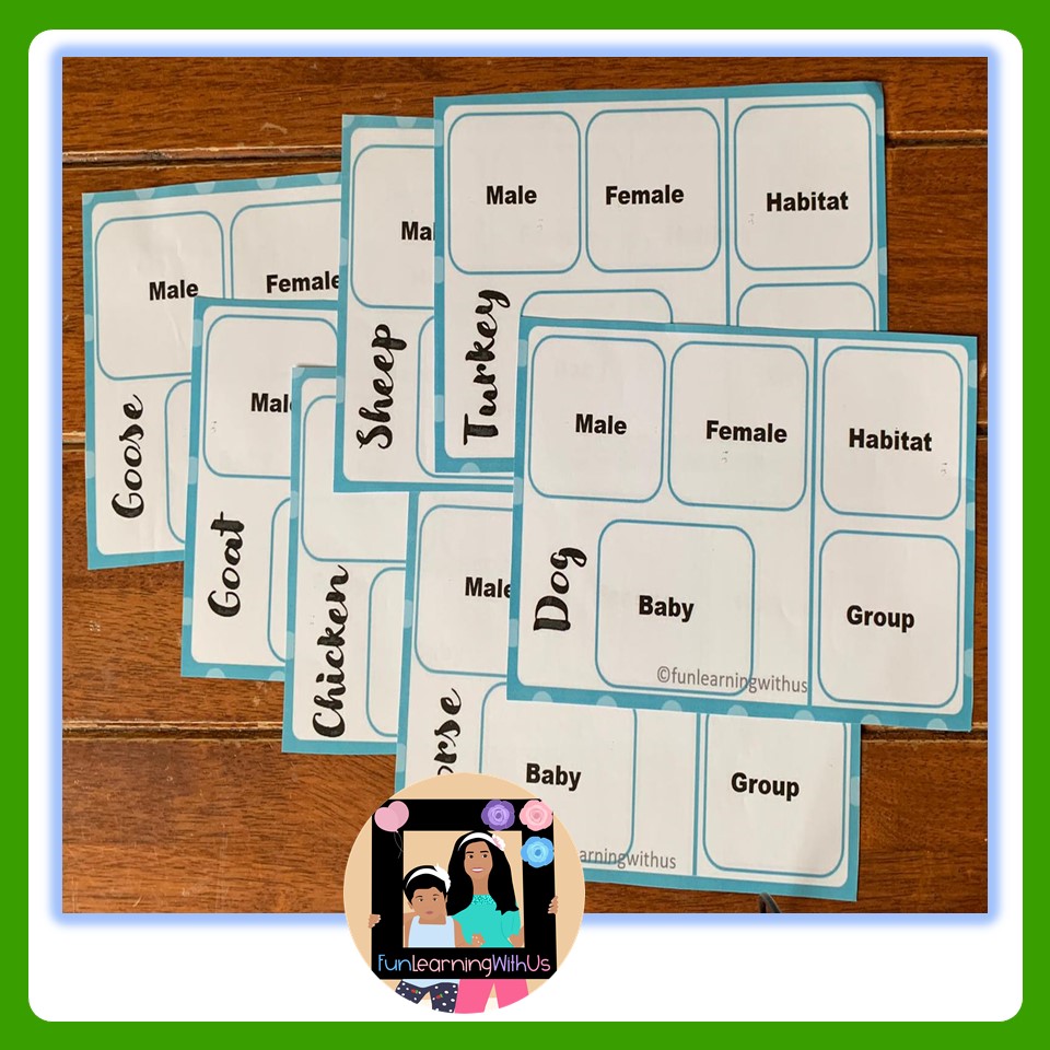 Farm Animals, Babies and their Habitat Sorting Mat | Made By Teachers