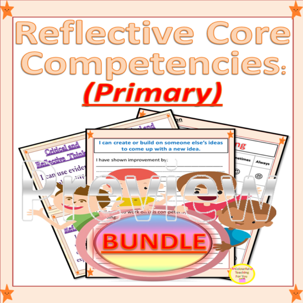 BC Core Competencies Primary Reflection BUNDLE - Made By Teachers