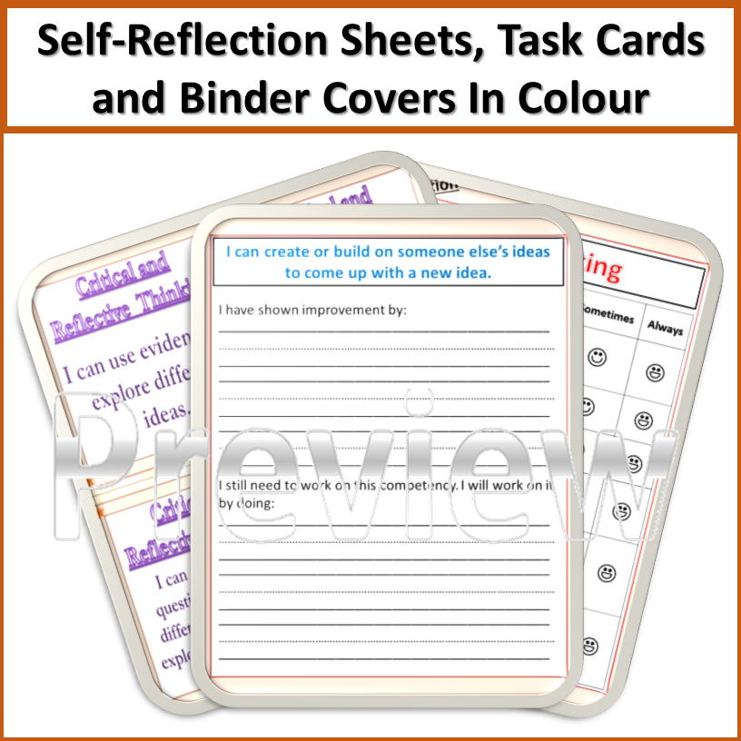 BC Core Competencies Primary Reflection BUNDLE - Made By Teachers