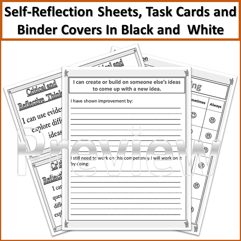 BC Core Competencies Primary Reflection BUNDLE - Made By Teachers