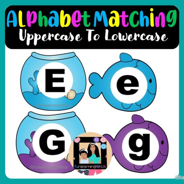 Alphabet Matching - Uppercase to Lowercase Letters - Made By Teachers