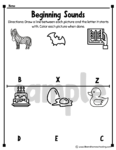 Phonics Beginning Sound Activity | Made By Teachers