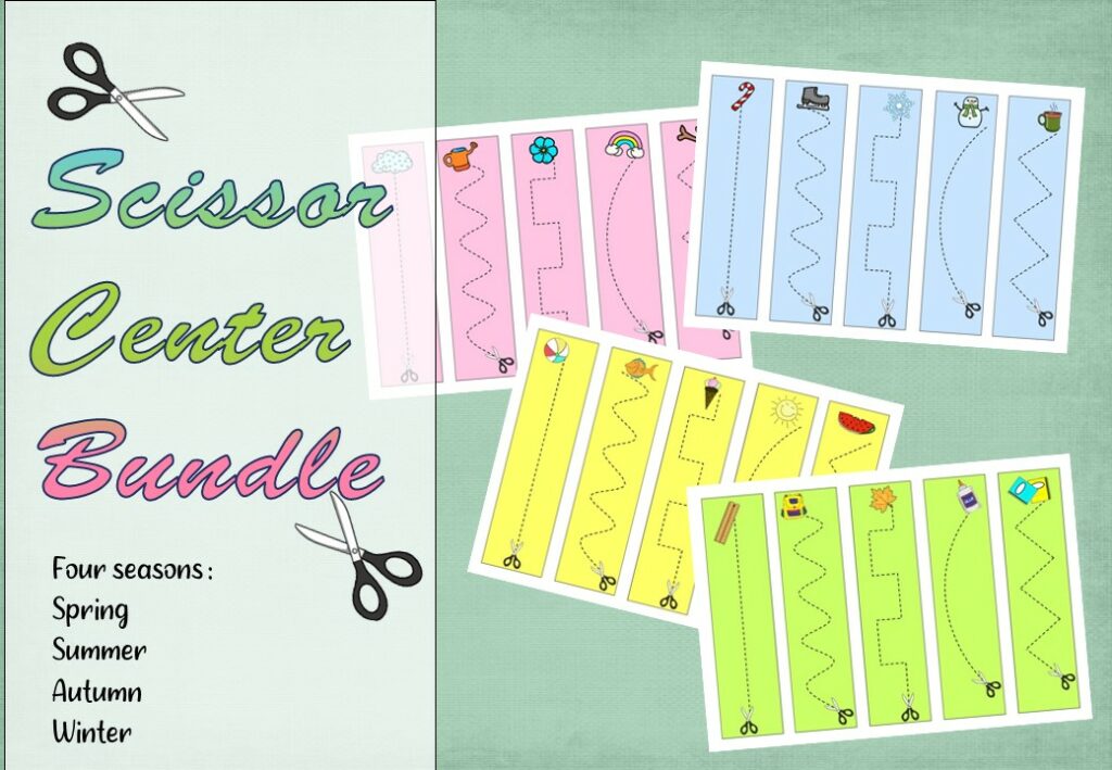 scissor center bundle | Made By Teachers