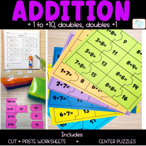 Addition Puzzles - Made By Teachers
