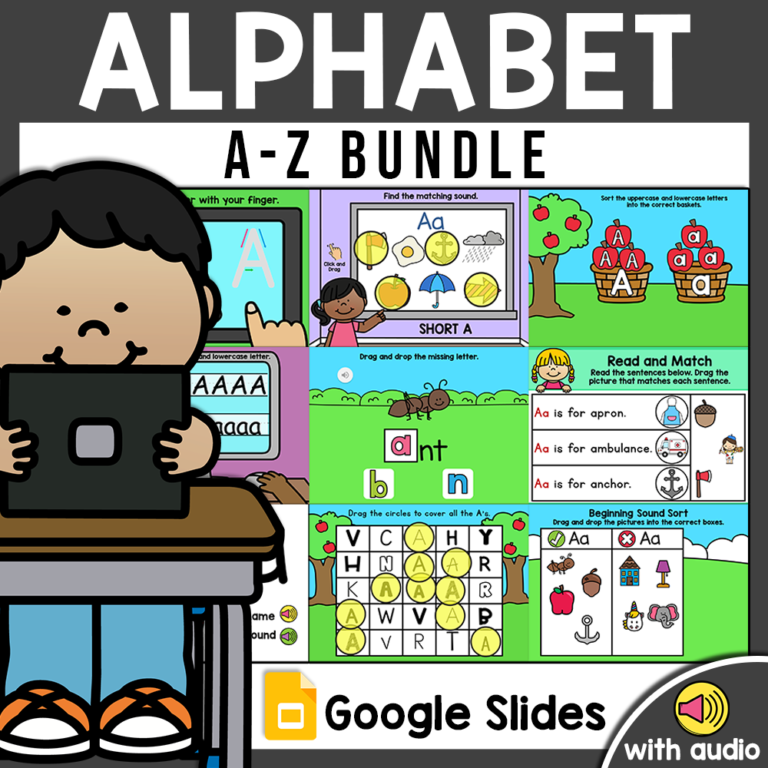 Back to School Alphabet Activities Google Slides - Made By Teachers
