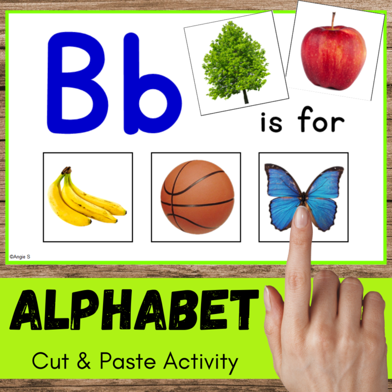 Alphabet Cut and Paste Activity Set 1 | Made By Teachers
