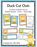 Duck Cut Outs - Name Labels - Name Tags - Made By Teachers