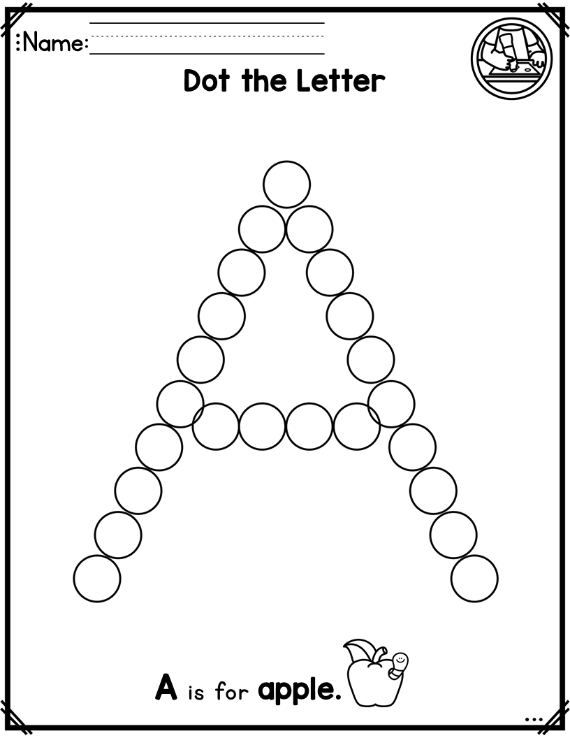 Alphabet Dot It Activity Fine Motor Skills | Made By Teachers