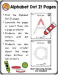 Alphabet Dot It Activity Fine Motor Skills | Made By Teachers