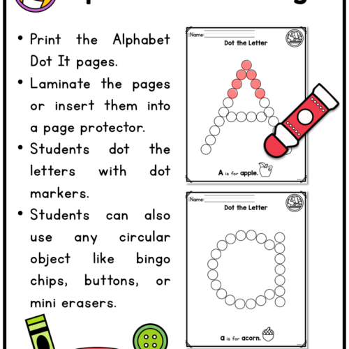 Alphabet Dot It Activity Fine Motor Skills | Made By Teachers
