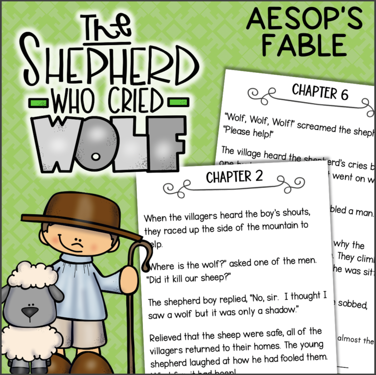 Aesops Fables THE BOY WHO CRIED WOLF Comprehension - Made By Teachers
