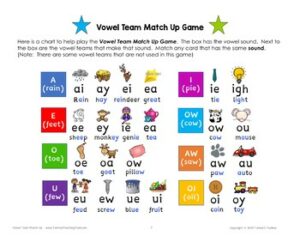 Long Vowel Sounds - Vowel Teams Phonics Game | Made By Teachers