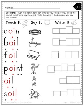 Vowel Team Diphthong OI OY Spelling | Made By Teachers