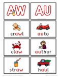 Vowel Team Diphthong AW AU Word Work Activities - Made By Teachers
