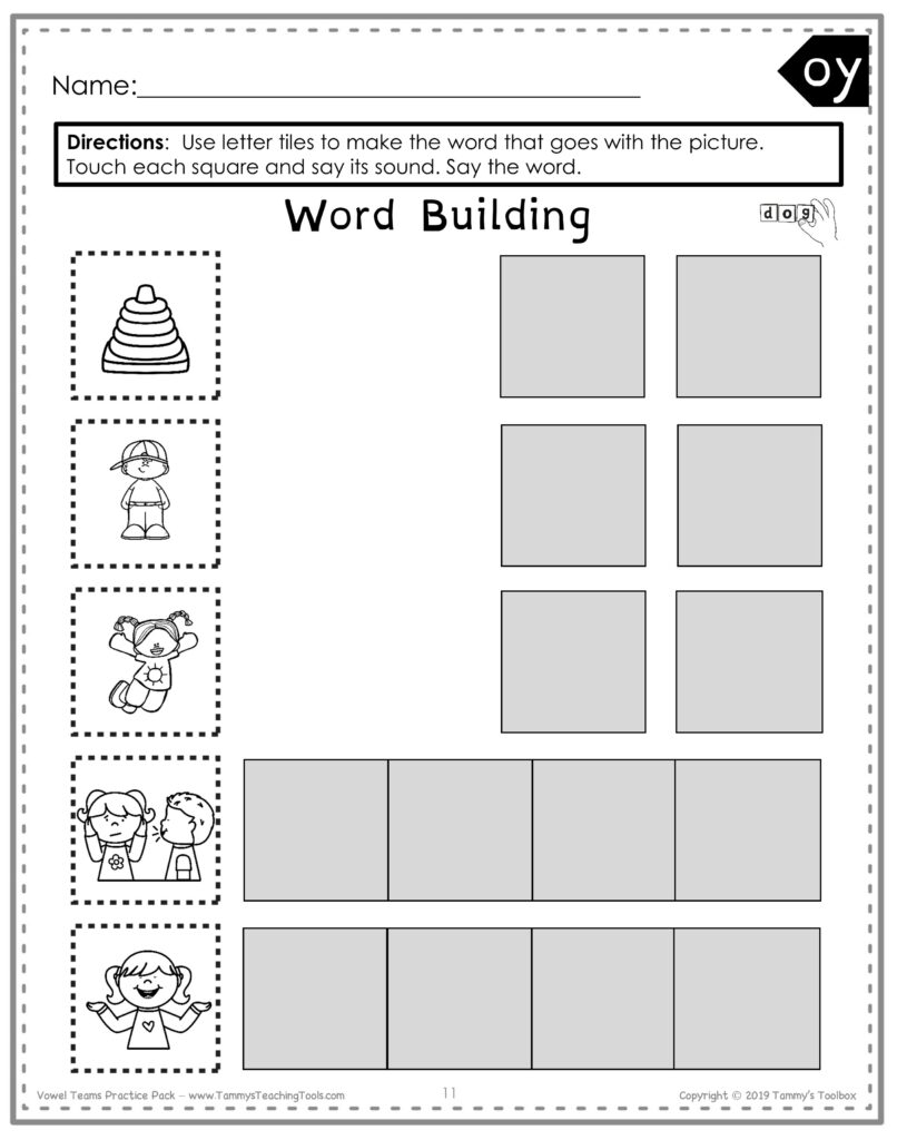 Vowel Team Diphthong OI OY Spelling | Made By Teachers