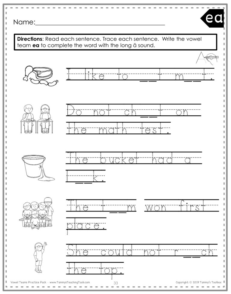 Long E Vowel Sound Activities and Worksheets - Made By Teachers