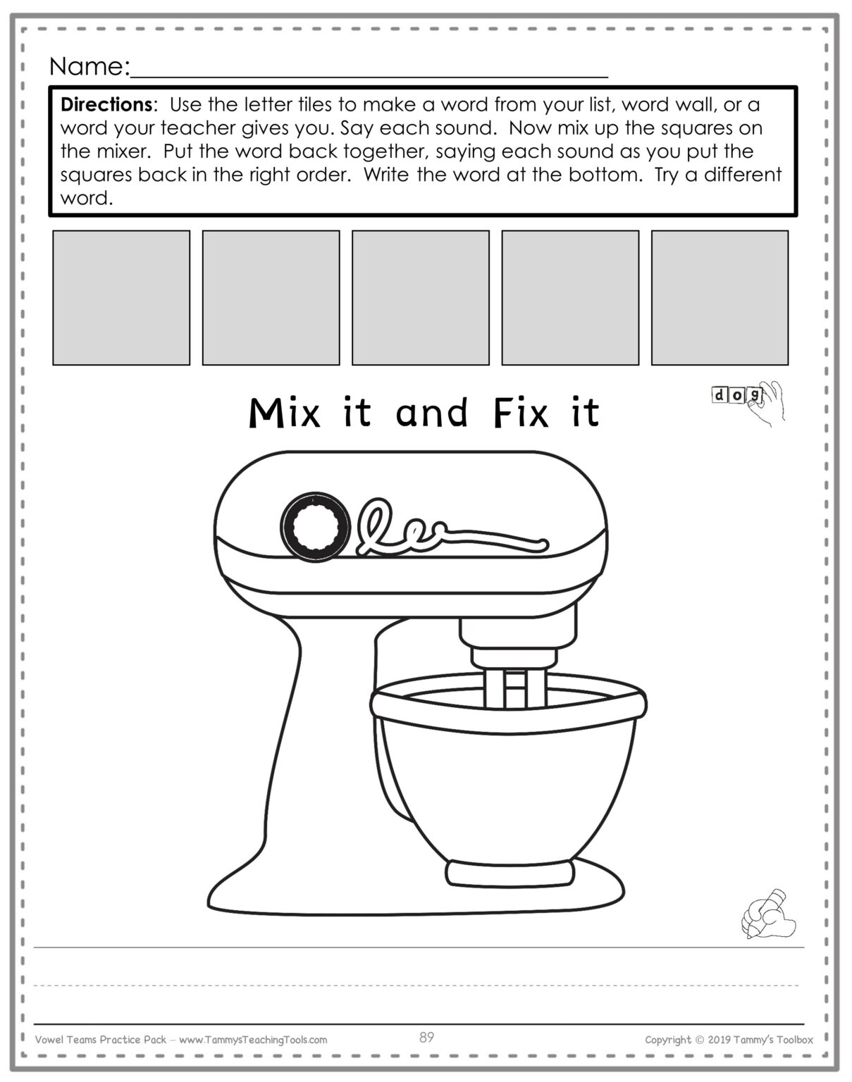Long E Vowel Sound Activities and Worksheets - Made By Teachers