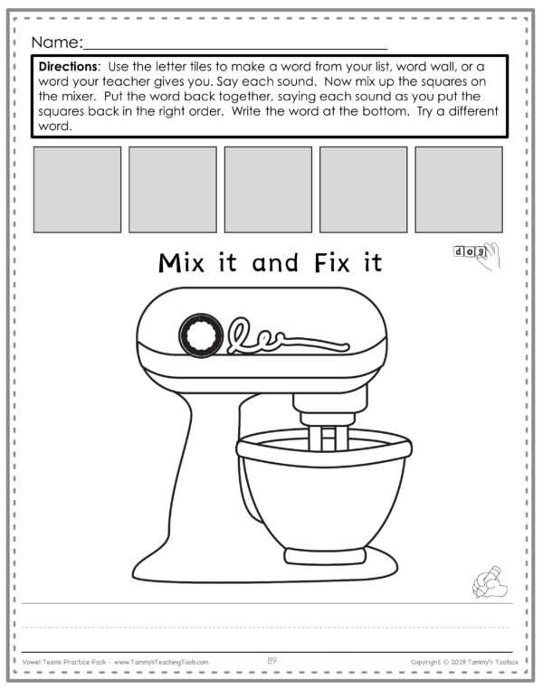 Long E Vowel Sound Activities and Worksheets - Made By Teachers