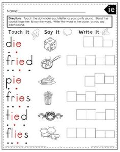 Long I Vowel Sound Activities and Worksheets | Made By Teachers