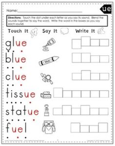 Long U Vowel Sound Activities and Worksheets | Made By Teachers