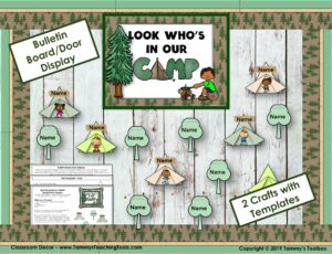 Camping Theme Editable Classroom Decor - Made By Teachers