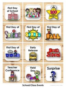 Classroom Decor Calendar in Camping Theme - Made By Teachers