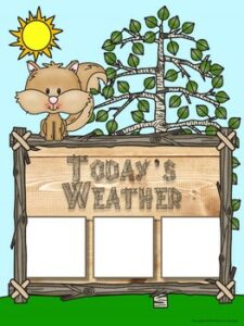 Classroom Decor Calendar in Camping Theme - Made By Teachers