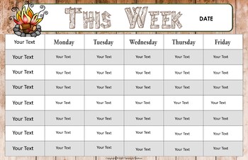 Digital Morning Work Assignment Slides Camping - Made By Teachers