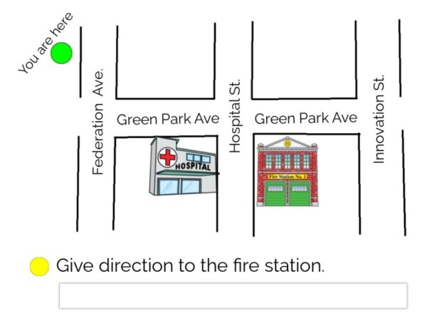 GIVE DIRECTION TO THE STREET | Made By Teachers