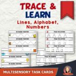 Alphabet Writing Center Task Cards | Made By Teachers