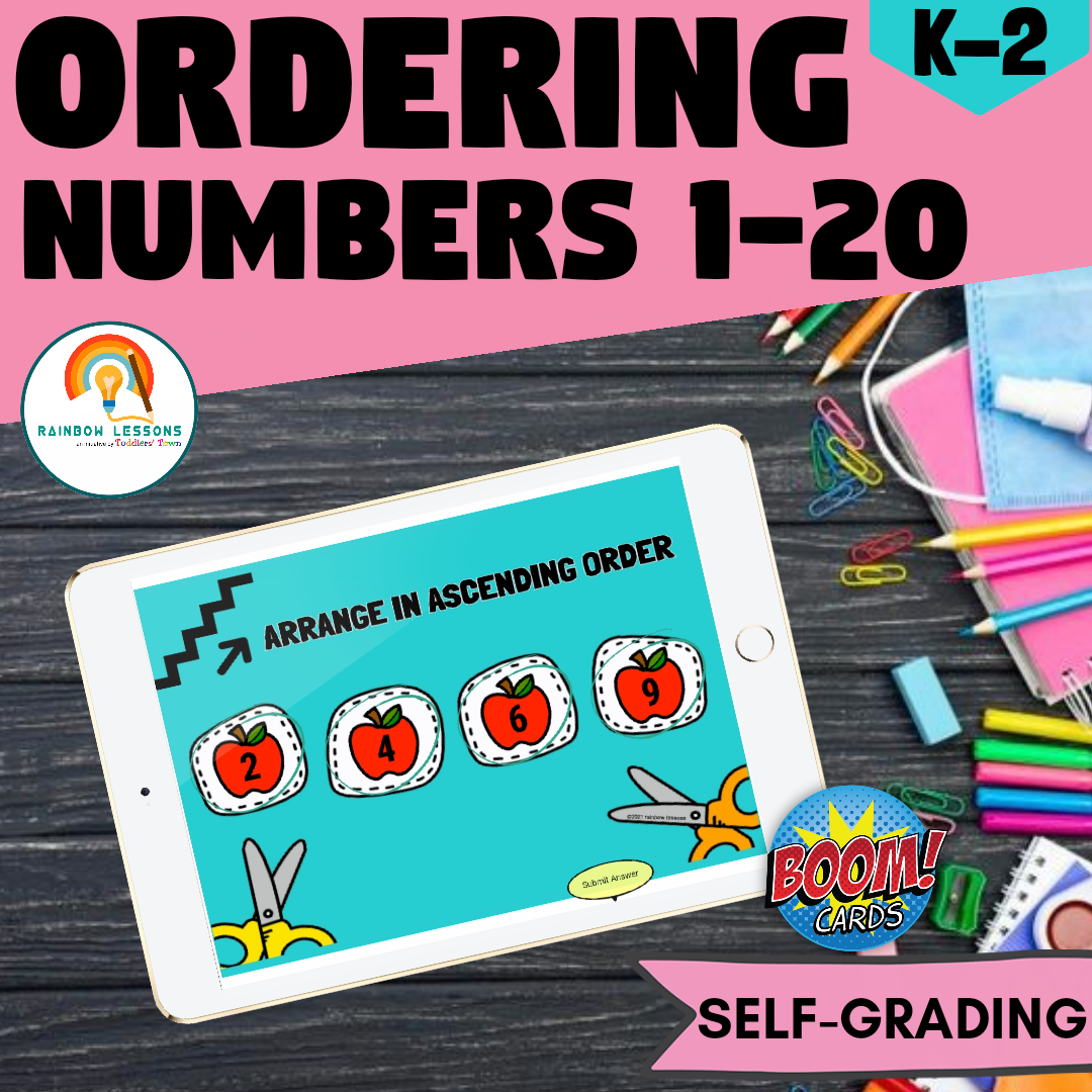 Ordering Numbers 1 20 From Least To Greatest Made By Teachers