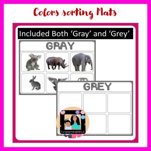 Sorting Mats for Centers for Preschool and Kinders - Made By Teachers