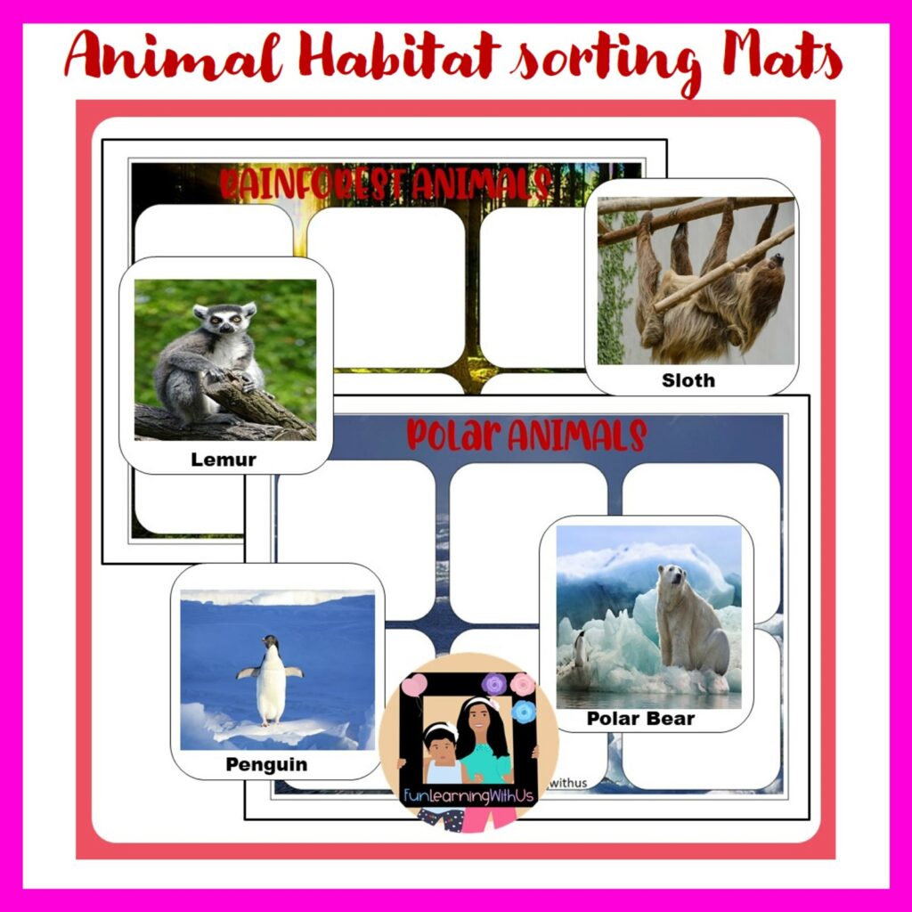 Sorting Mats for Centers for Preschool and Kinders - Made By Teachers