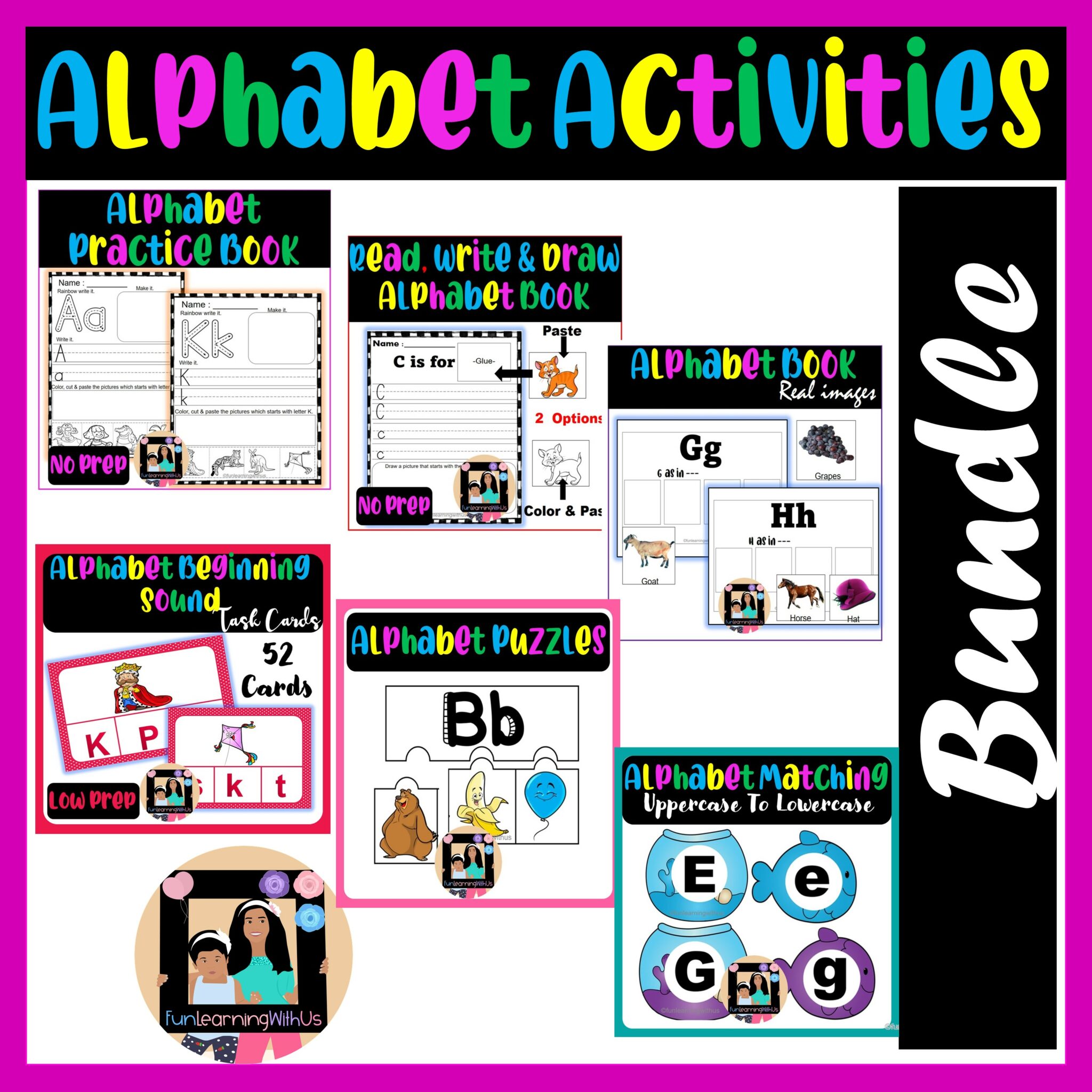 Alphabet activities Bundle | back to school - Made By Teachers