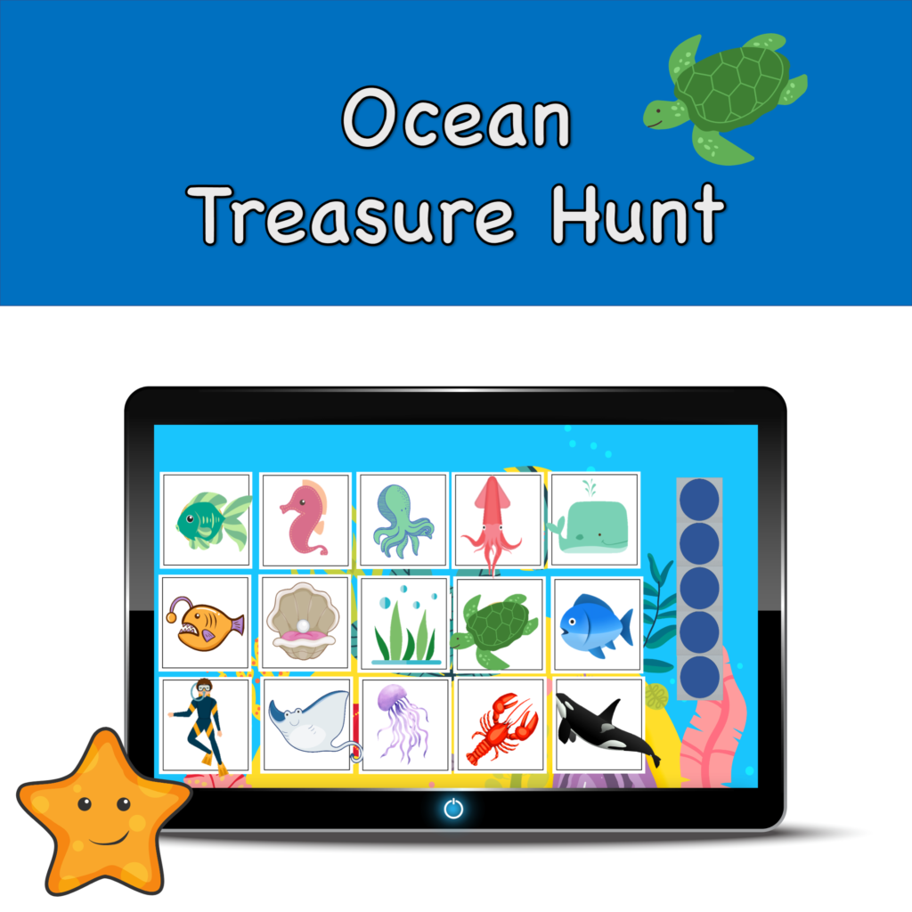 Ocean Vocabulary: Interactive Treasure Hunt Game - Made By Teachers