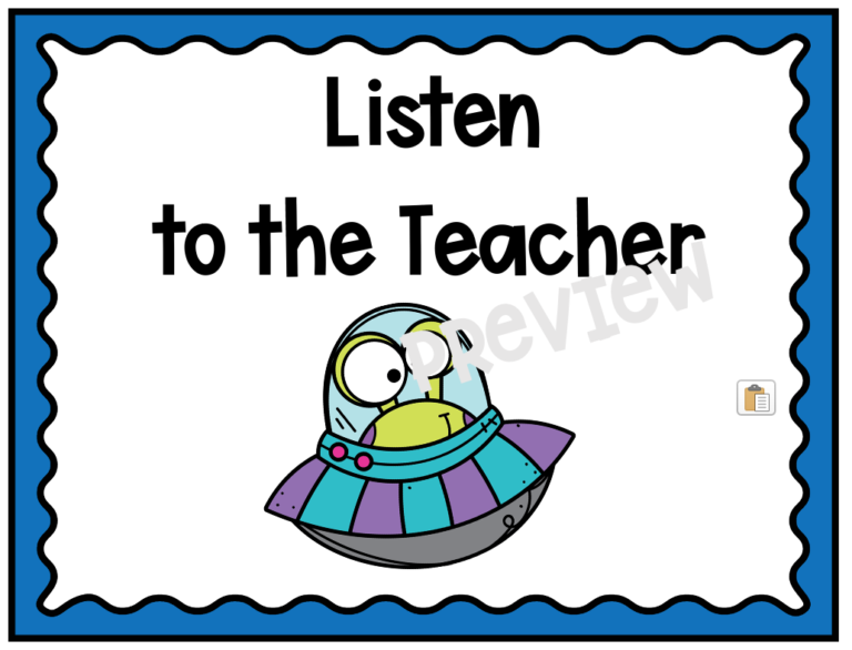 Classroom Rule Posters Space Themed | Made By Teachers