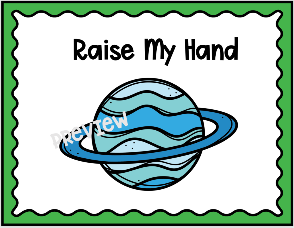 Classroom Rule Posters Space Themed - Made By Teachers