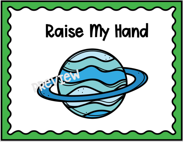 Classroom Rule Posters Space Themed - Made By Teachers