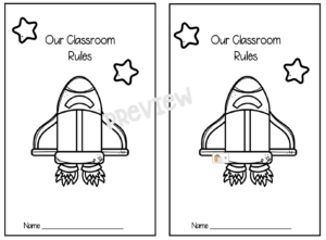 Classroom Rule Posters Space Themed - Made By Teachers