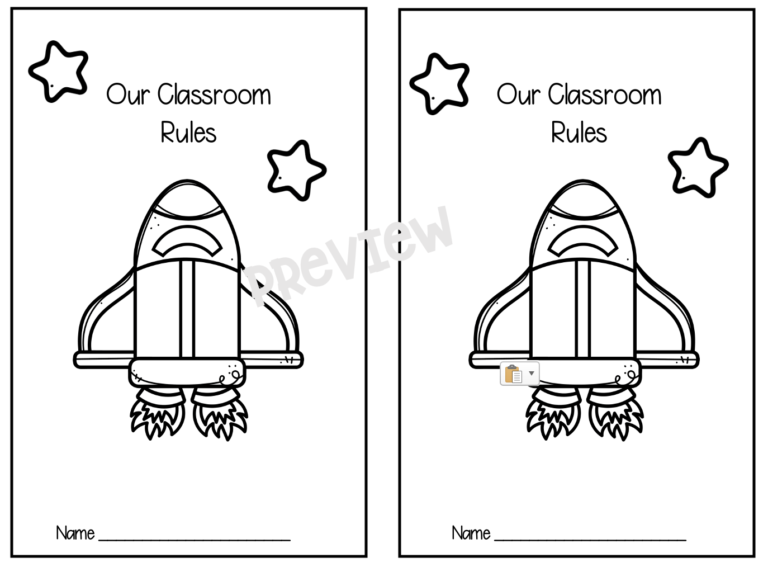 Classroom Rule Posters Space Themed - Made By Teachers