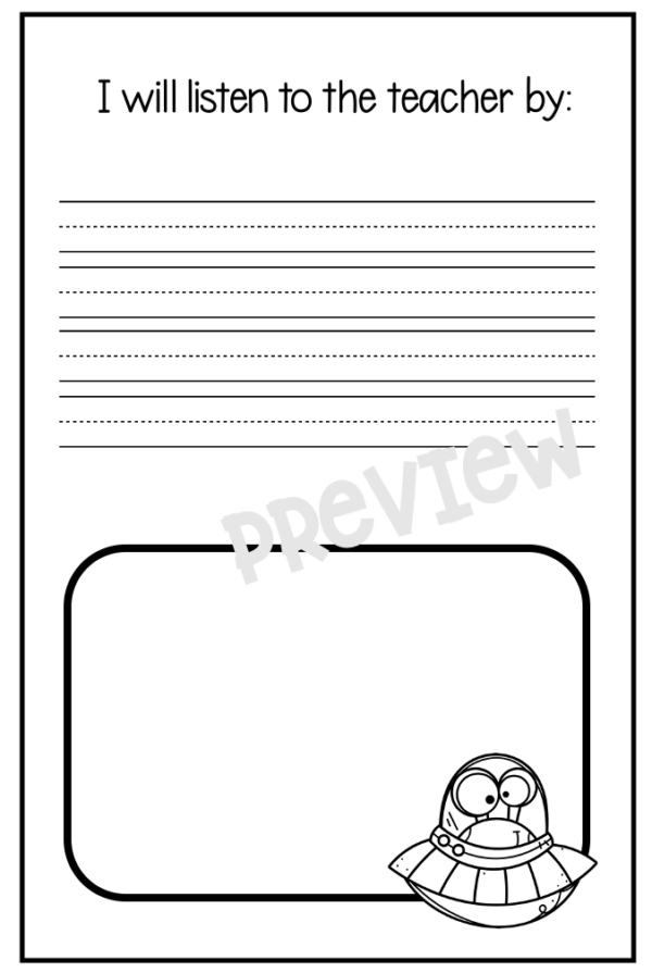 Classroom Rule Posters Space Themed - Made By Teachers